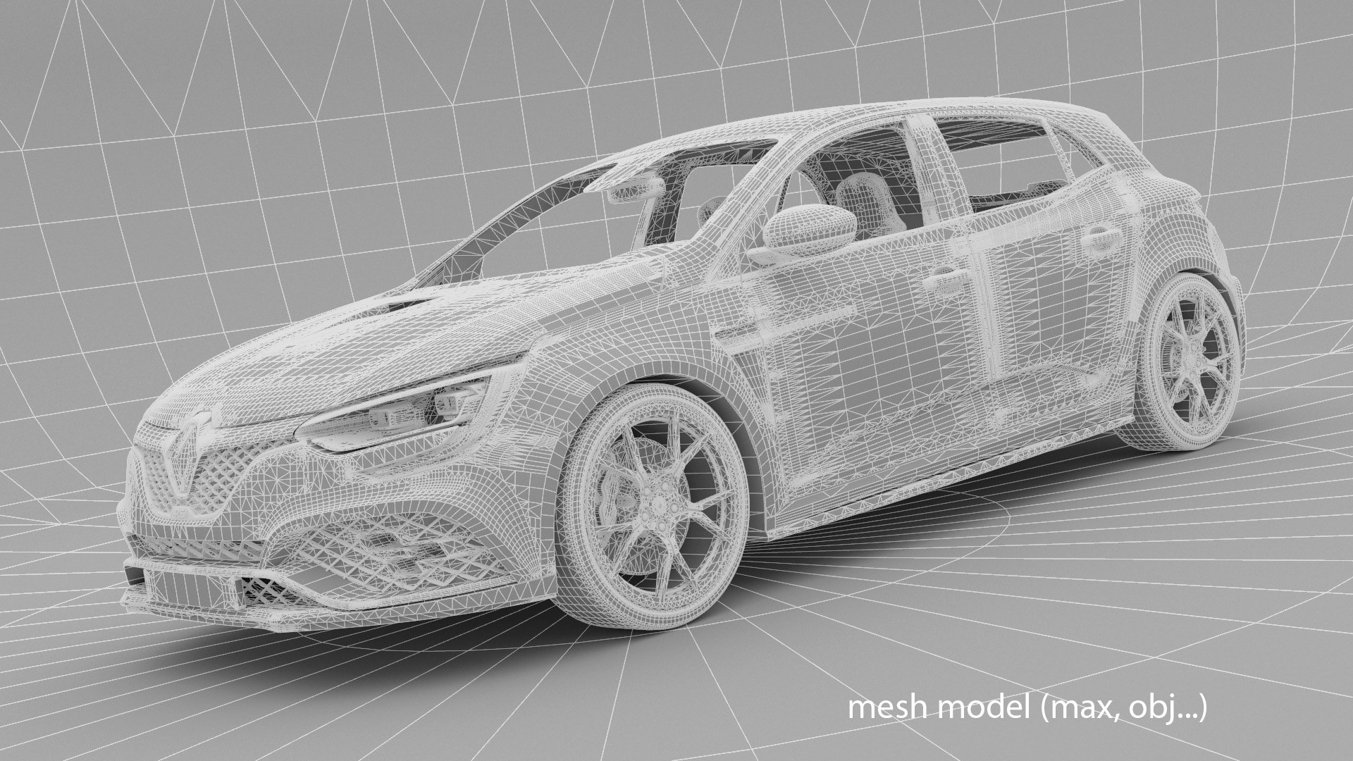 3D Renault Megane Rs Trophy-r - TurboSquid 1435319