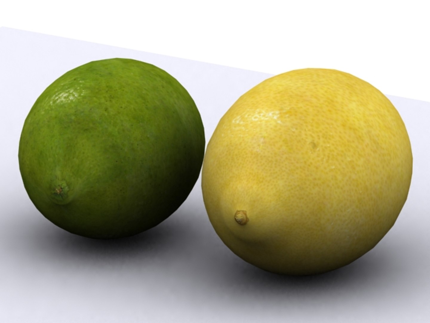 lemon lime 3d model