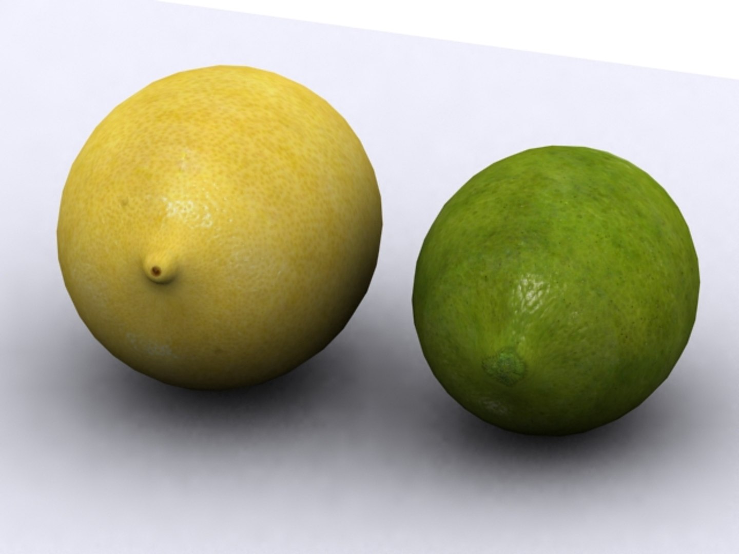 lemon lime 3d model