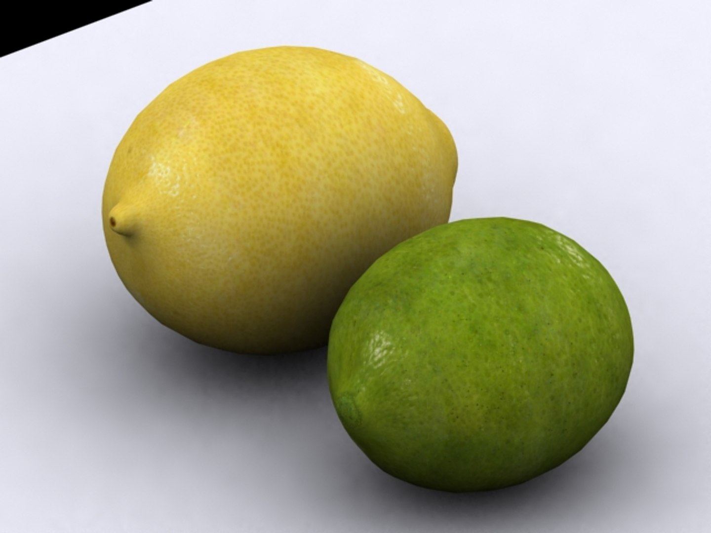 lemon lime 3d model