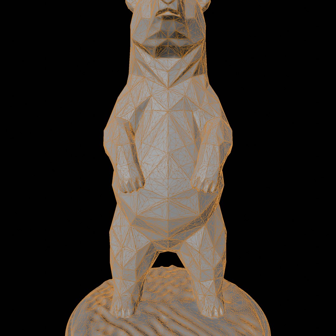 Low Poly Standing Bear 3D Print Model 3D Model - TurboSquid 2516242