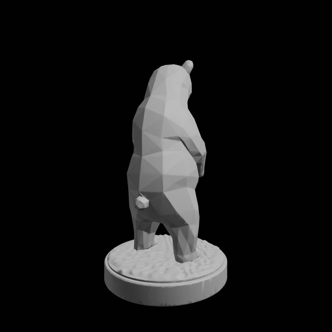Low Poly Standing Bear 3D Print Model 3D Model - TurboSquid 2516242