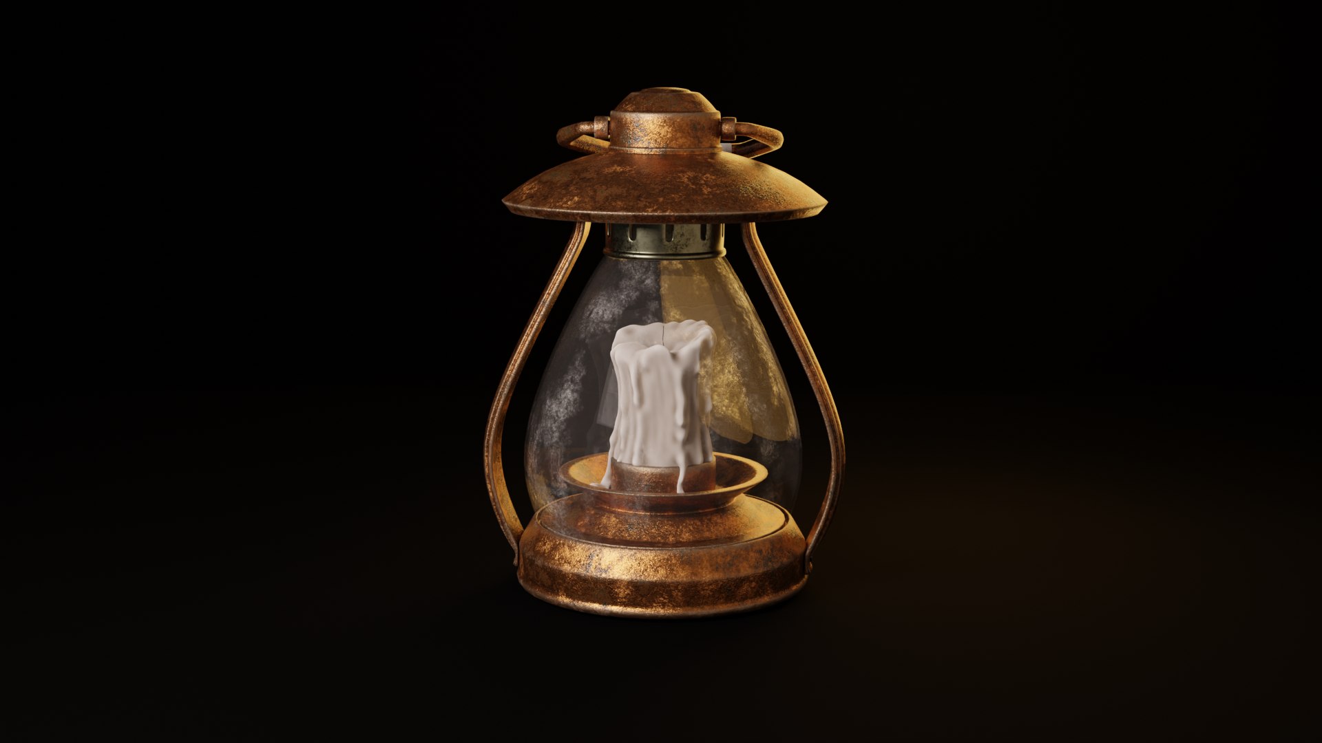 3D Old Lantern - TurboSquid 2119333