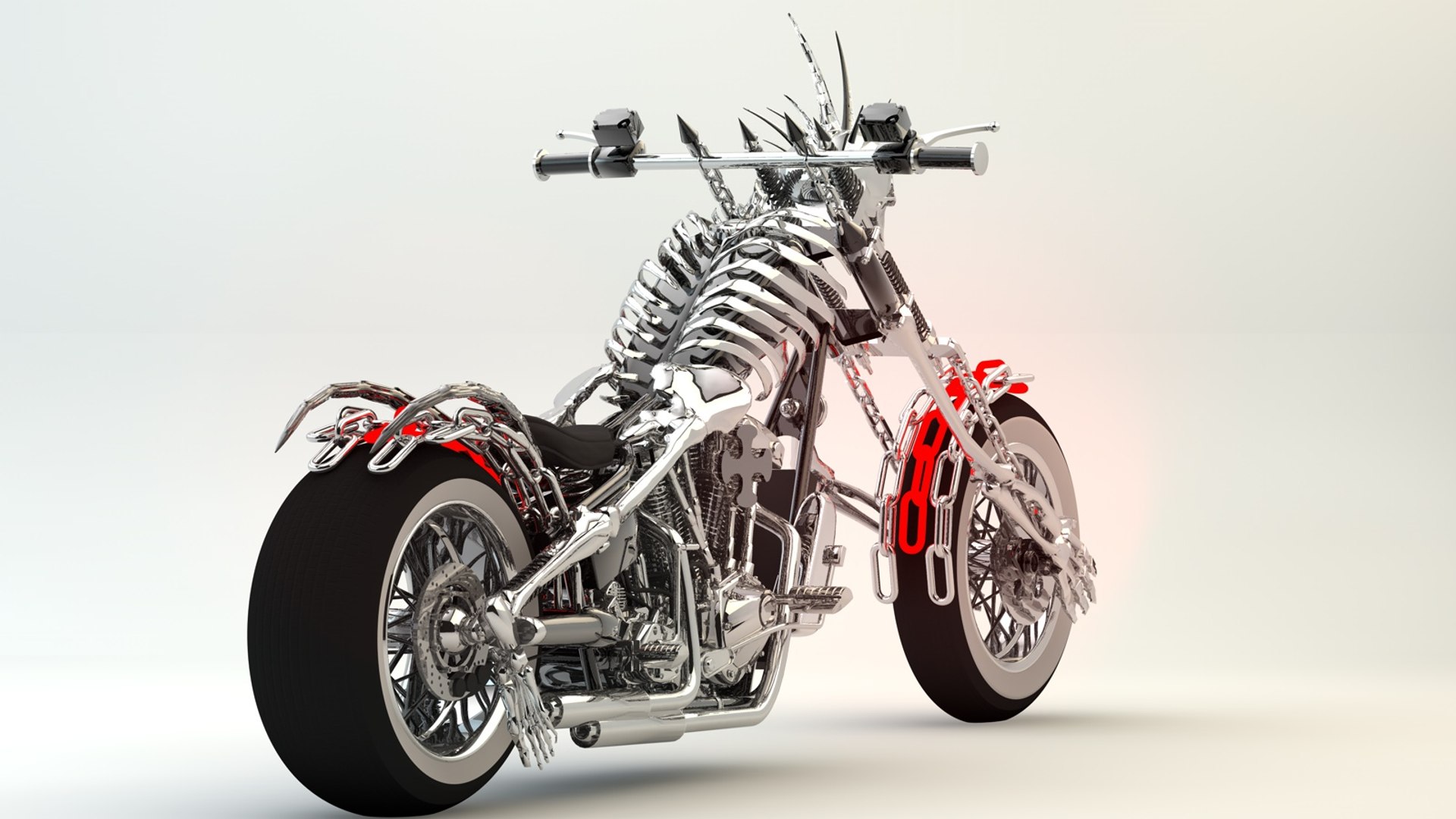 3d Fictional Motorcycle