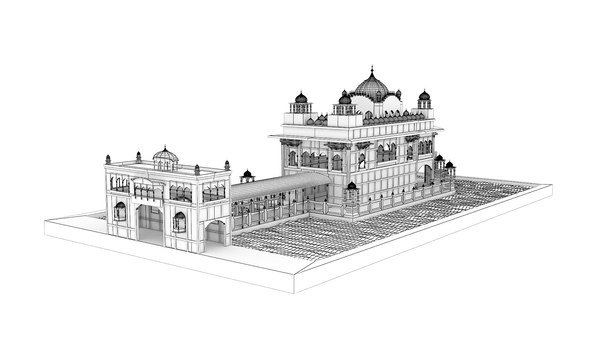 Golden Temple 3d Model 3D model - TurboSquid 1727481