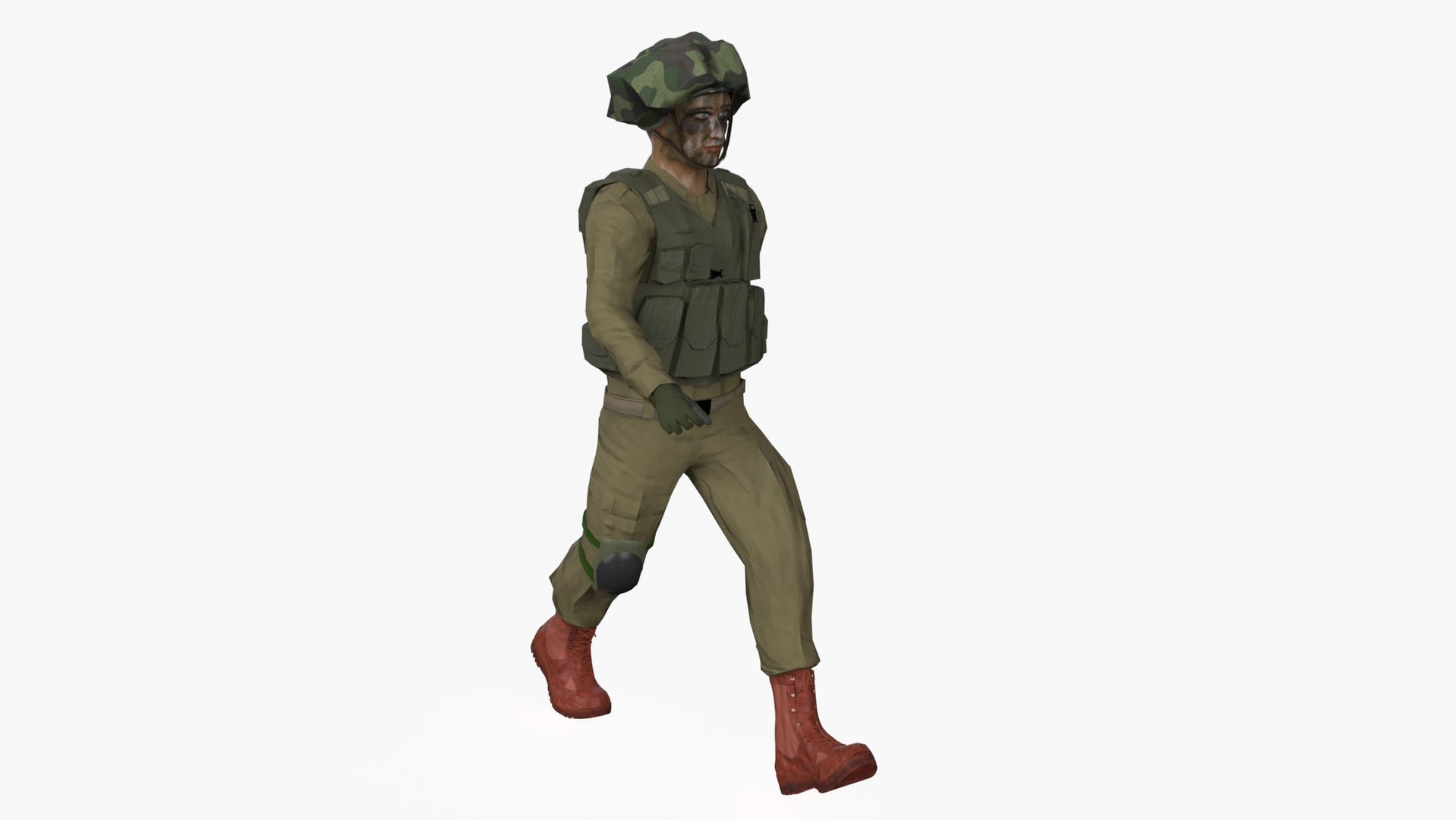 3D model Rigged IDF Israeli Infantry Soldier - TurboSquid 2150964