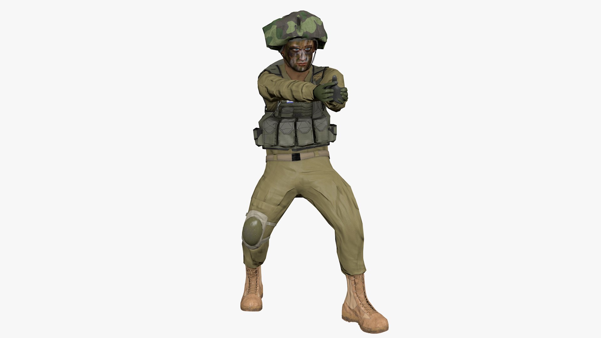 3D Model Rigged IDF Israeli Infantry Soldier - TurboSquid 2150964