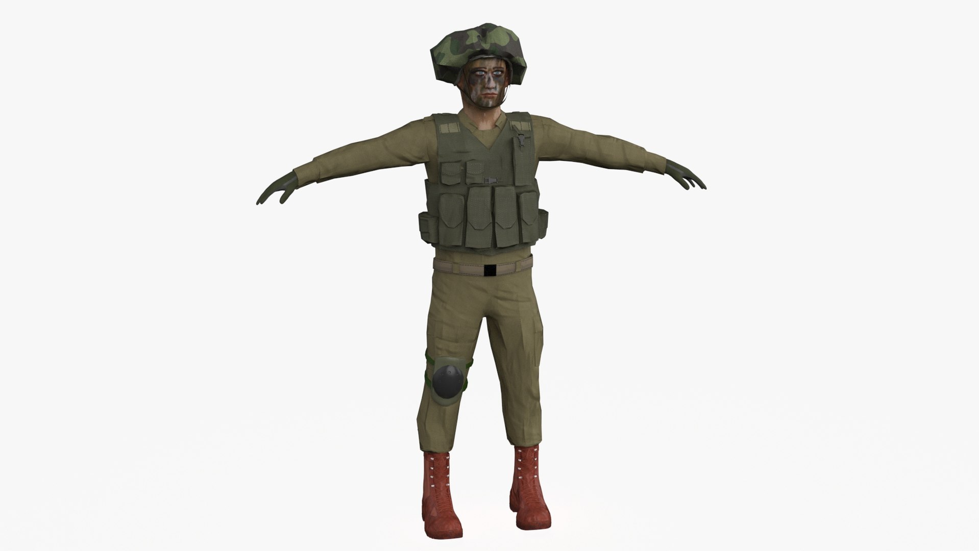 3D model Rigged IDF Israeli Infantry Soldier - TurboSquid 2150964