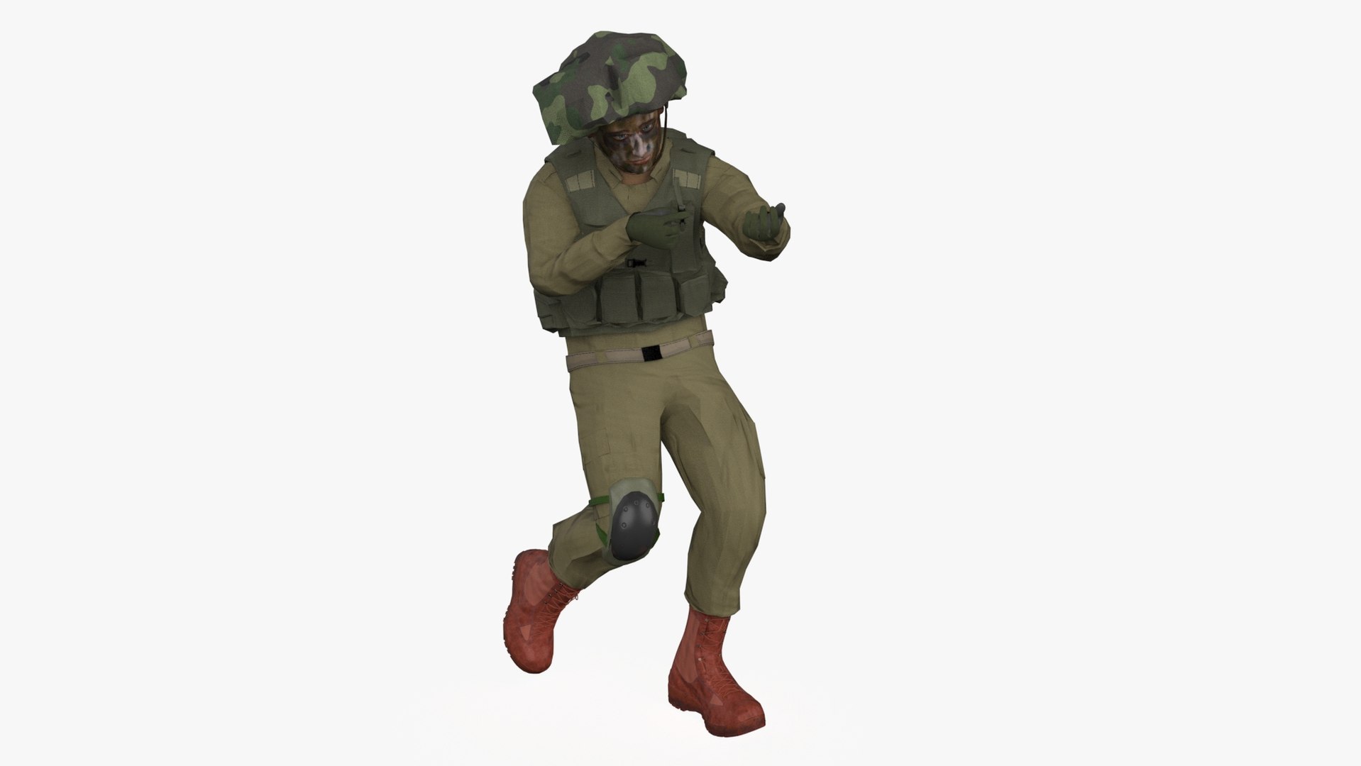 3D model Rigged IDF Israeli Infantry Soldier - TurboSquid 2150964