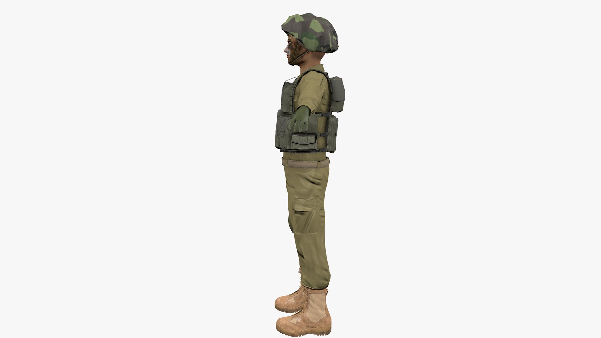 3D Model Rigged IDF Israeli Infantry Soldier - TurboSquid 2150964