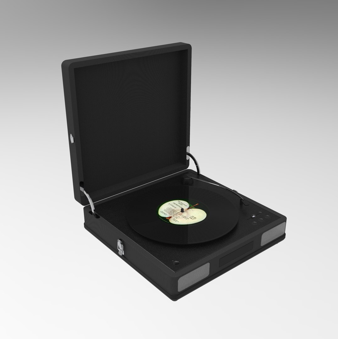 Vinyl Record Player 3D Model - TurboSquid 1405802