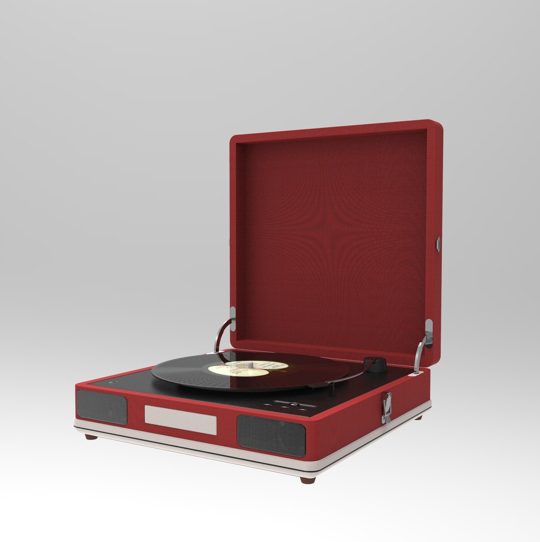 Vinyl Record Player 3D Model - TurboSquid 1405802
