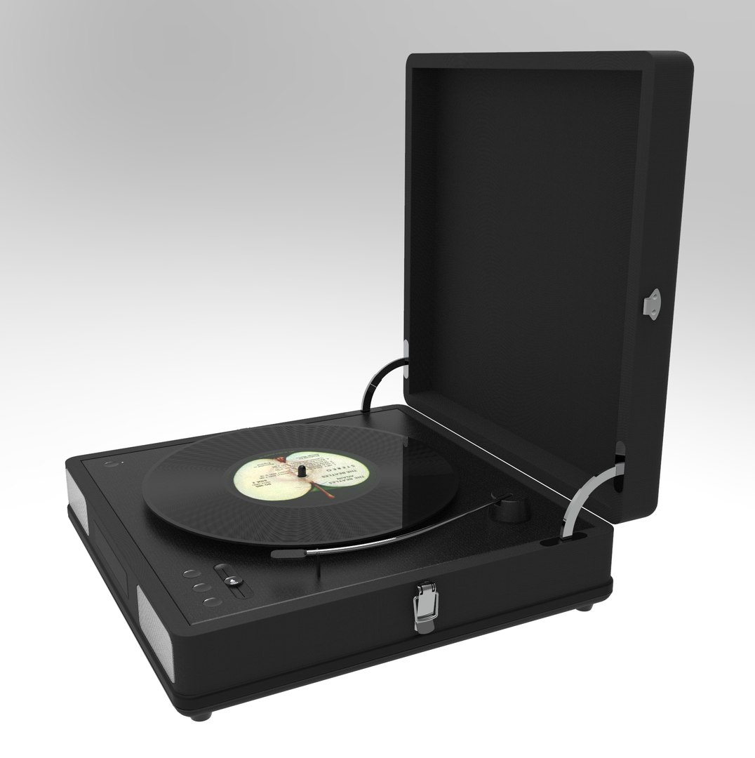 Vinyl Record Player 3D Model - TurboSquid 1405802