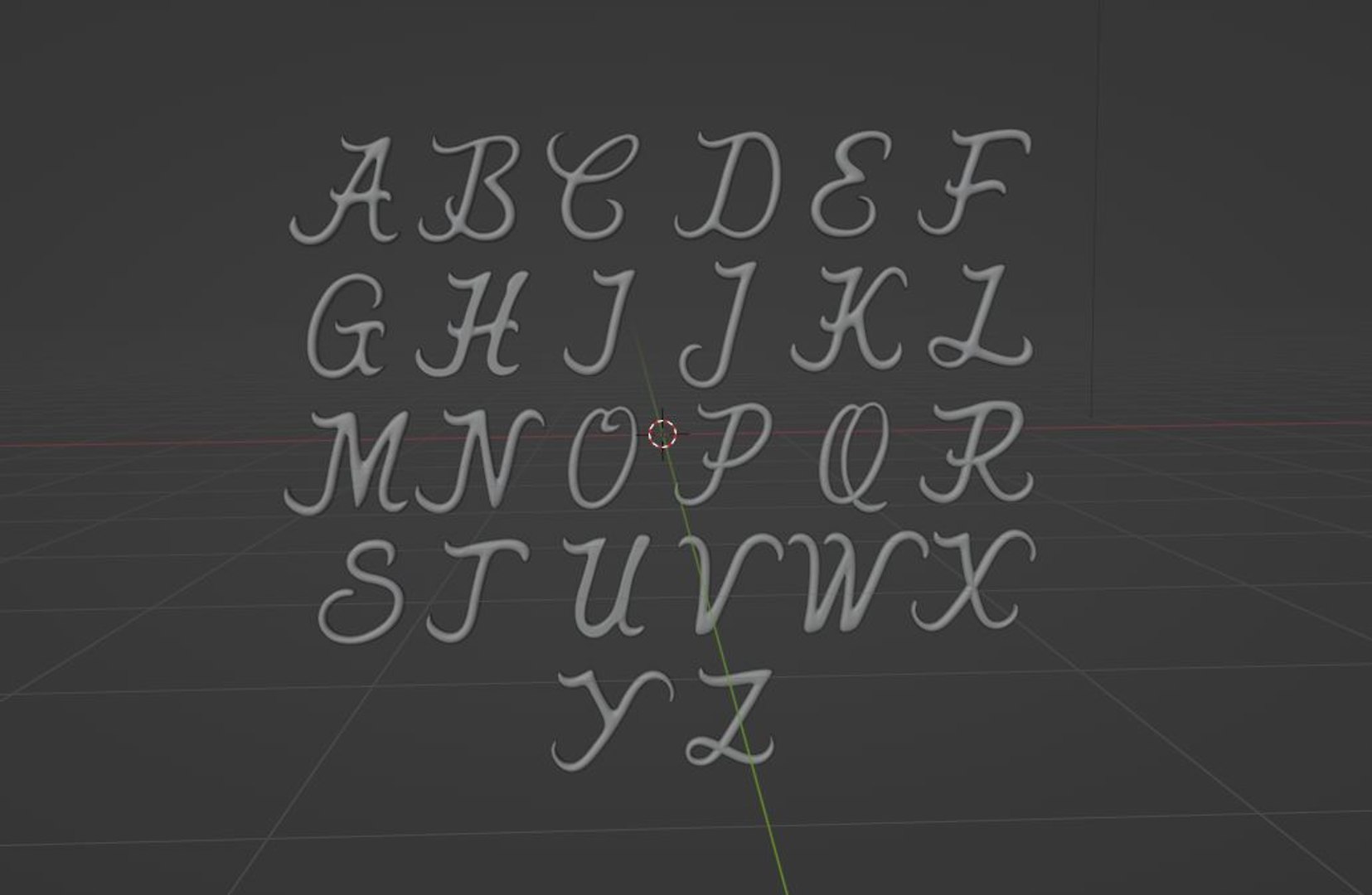 Cool Alphabet Font 3D Model 3D Model - TurboSquid 2336085