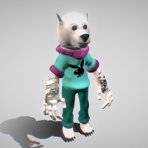modelo 3d Personaje / Monstruo perro - TurboSquid 1550334