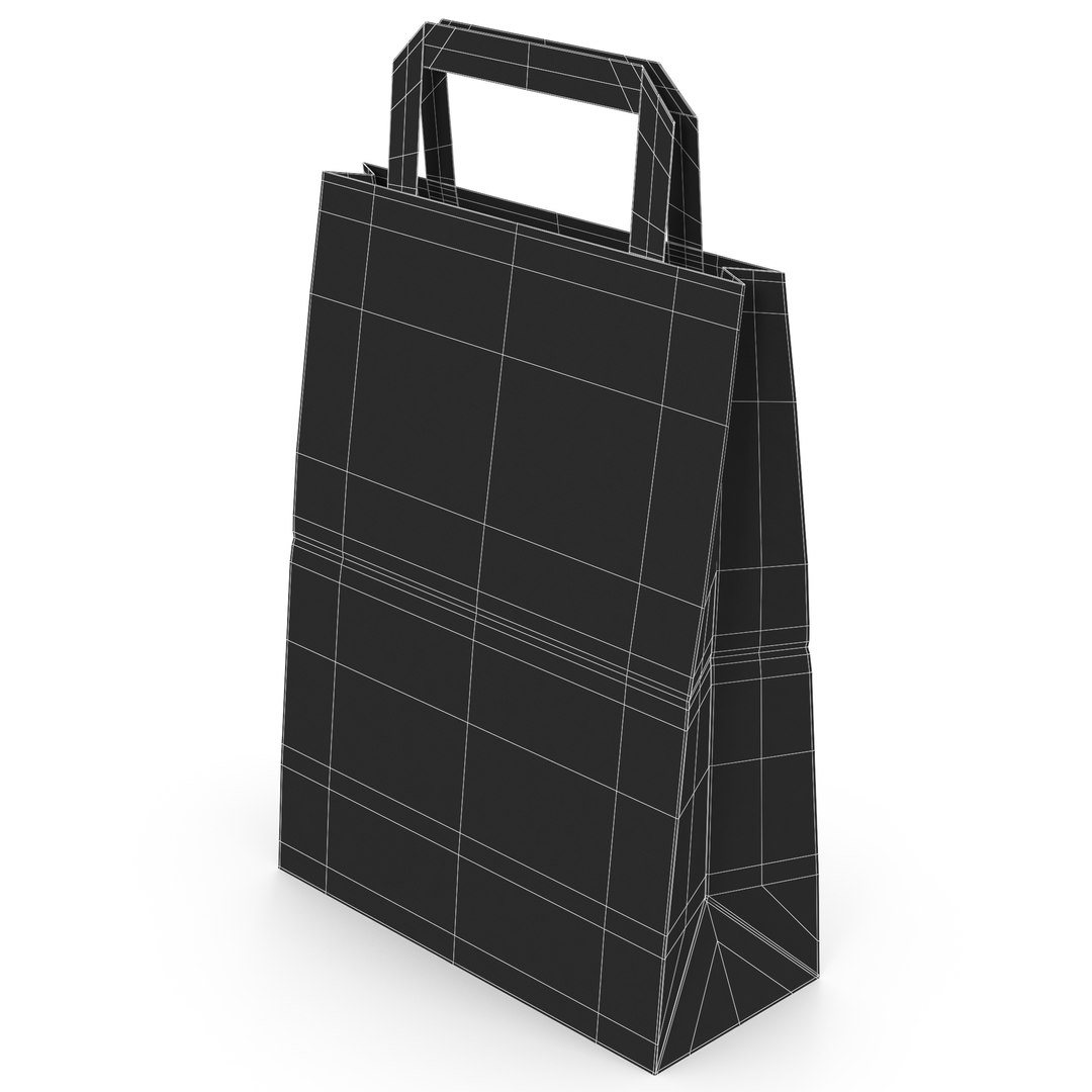 Paper Bags PBR 3D Model - TurboSquid 2515455