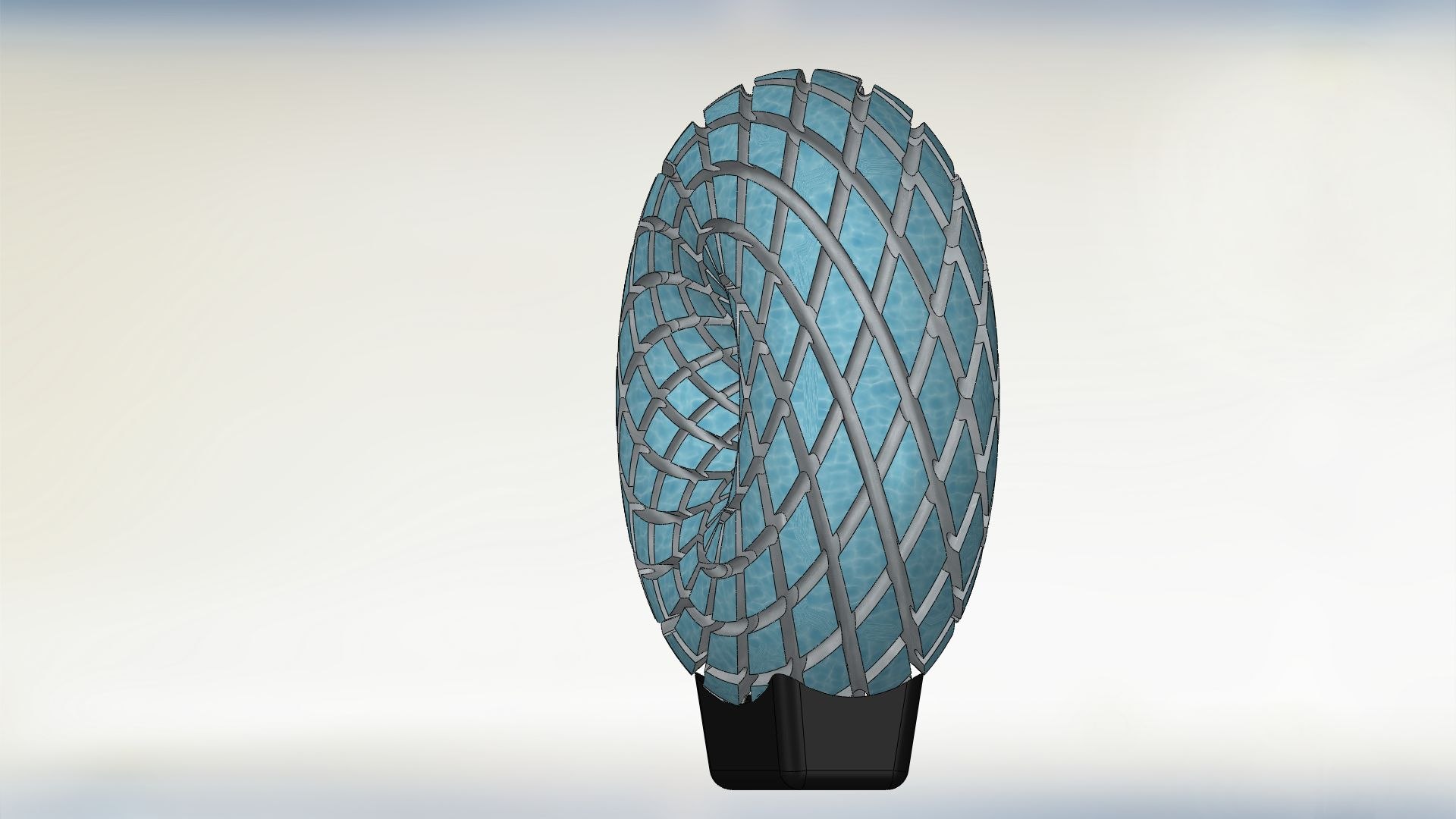 3D Rodin Coil Torus STL 12 INCHES Diameter Coil Coil Holder IToroid ...