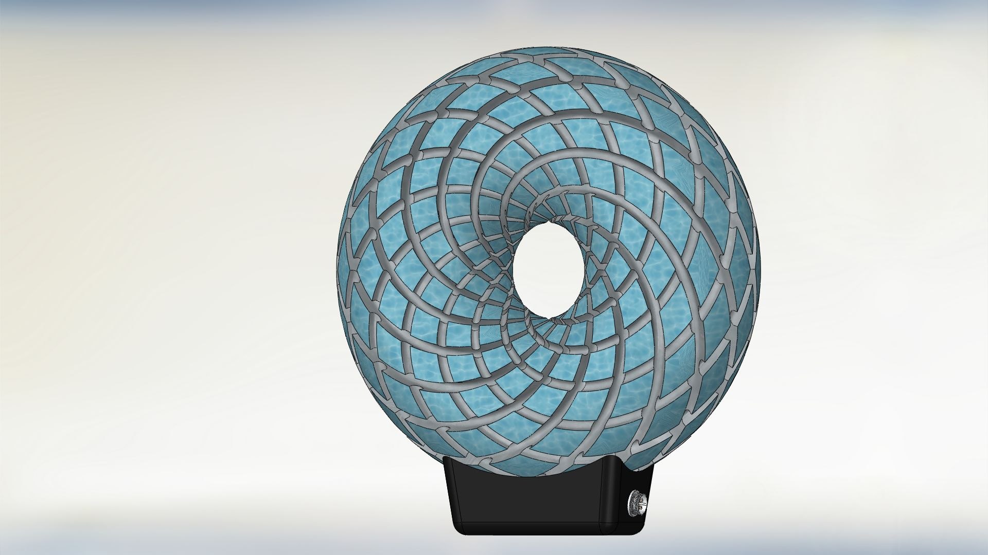 3D Rodin Coil Torus STL 12 INCHES Diameter Coil Coil Holder IToroid ...