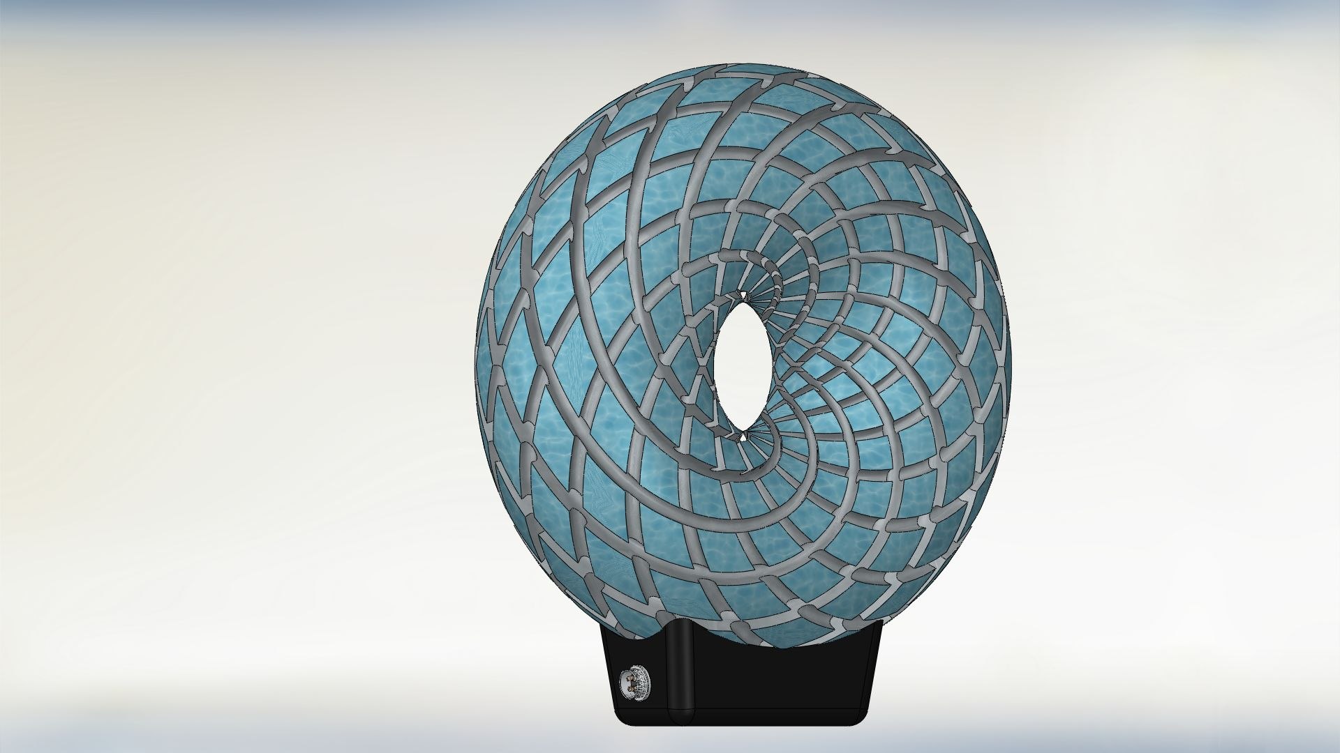 3D Rodin Coil Torus STL 12 INCHES Diameter Coil Coil Holder IToroid ...