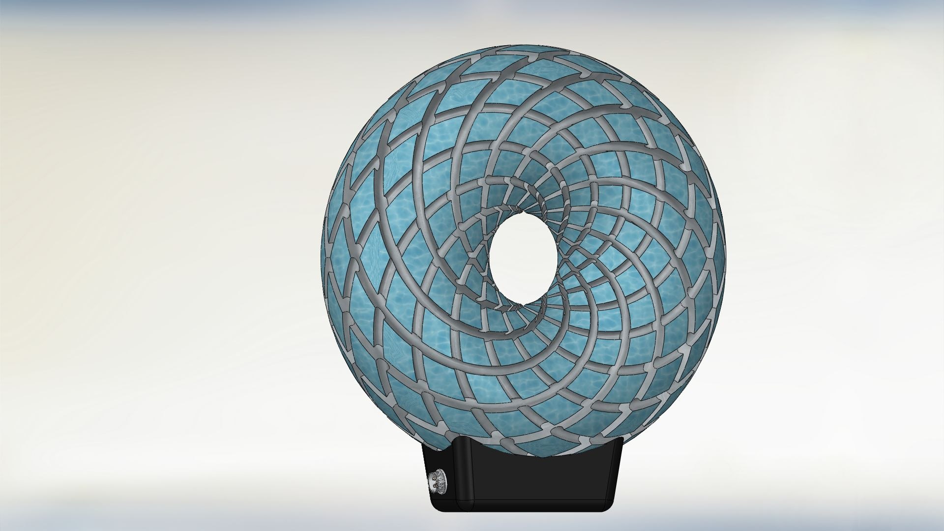 3D Rodin Coil Torus STL 12 INCHES Diameter Coil Coil Holder IToroid ...