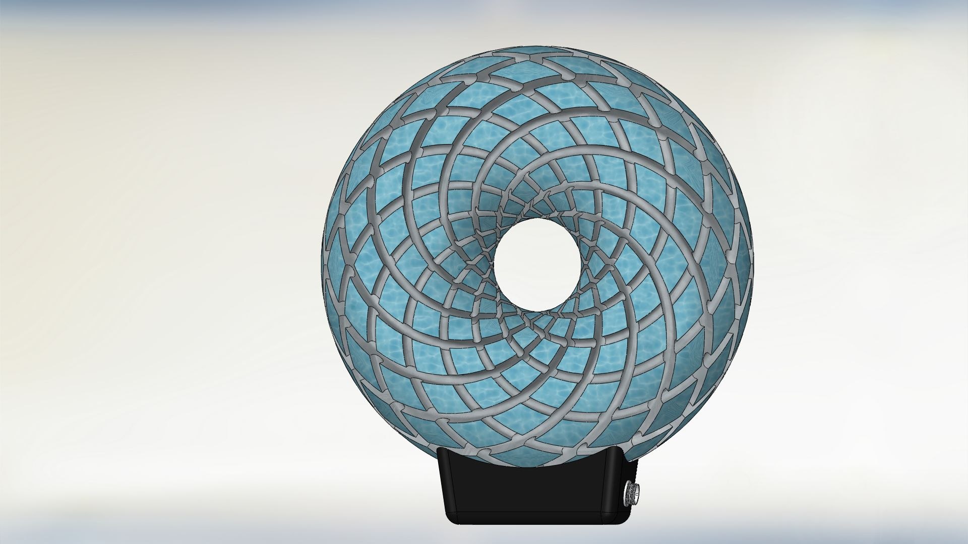 3D Rodin Coil Torus STL 12 INCHES Diameter Coil Coil Holder IToroid ...
