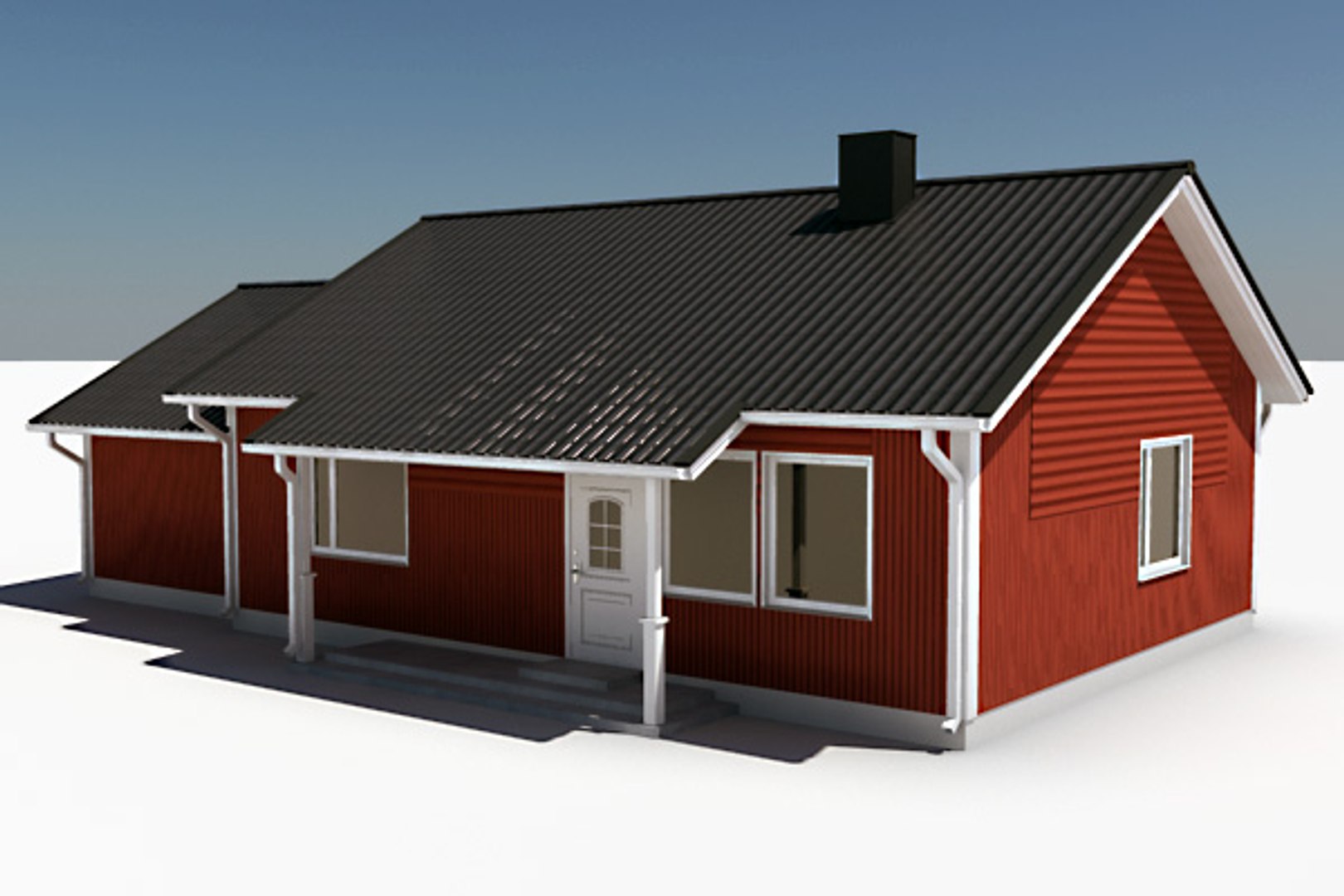 3d model of 20 frame houses nr