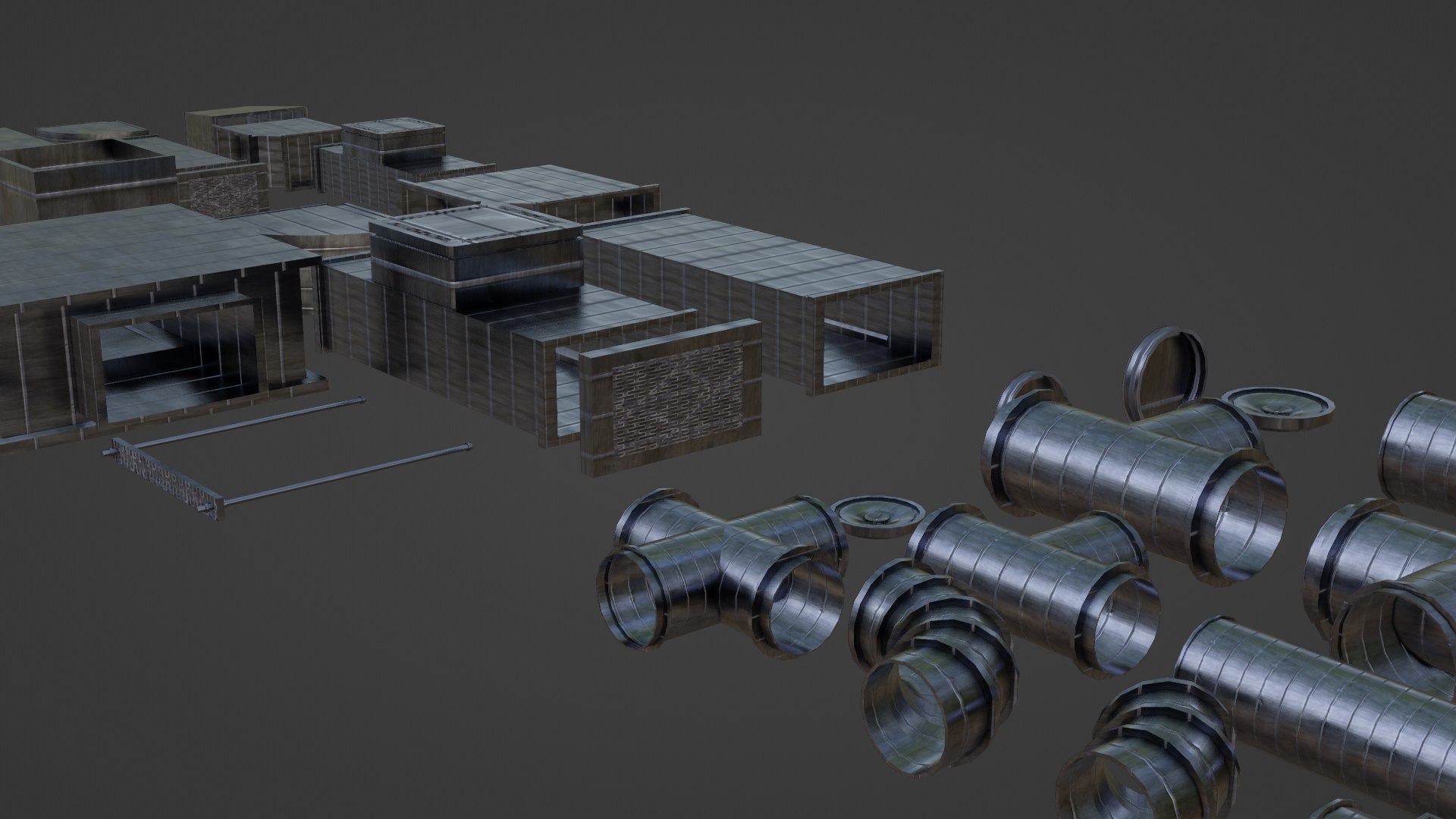 Air Duct Collection 3D Model - TurboSquid 1916463