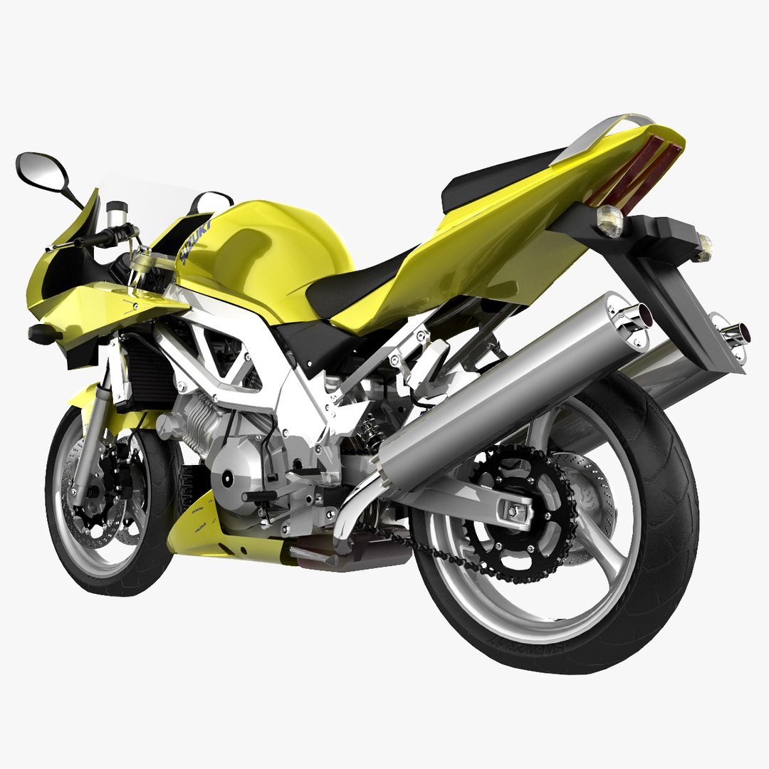 3d model of suzuki sv 1000