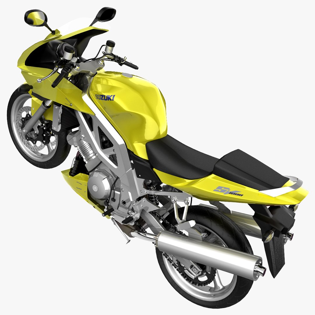 3d model of suzuki sv 1000