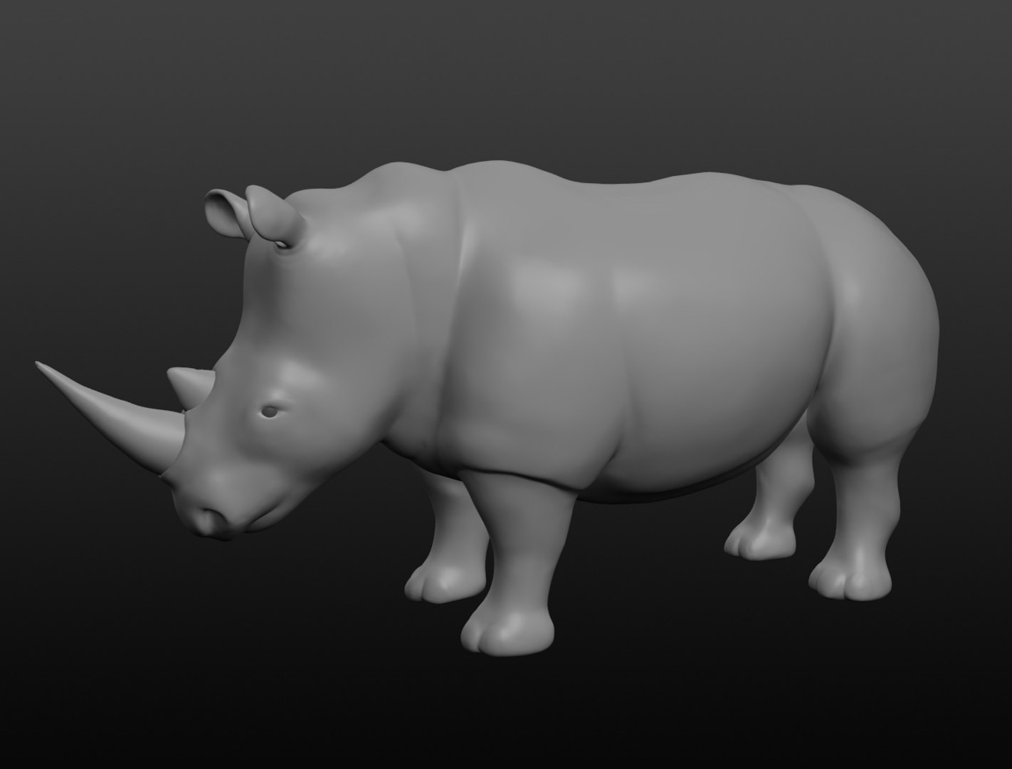 Rhinoceros base mesh model - TurboSquid 1412462