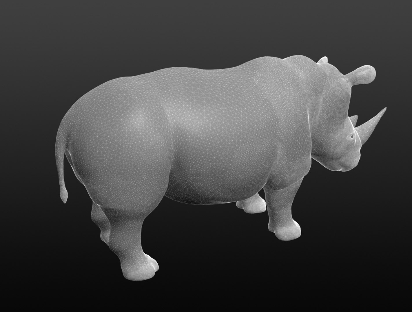 Rhinoceros base mesh model - TurboSquid 1412462