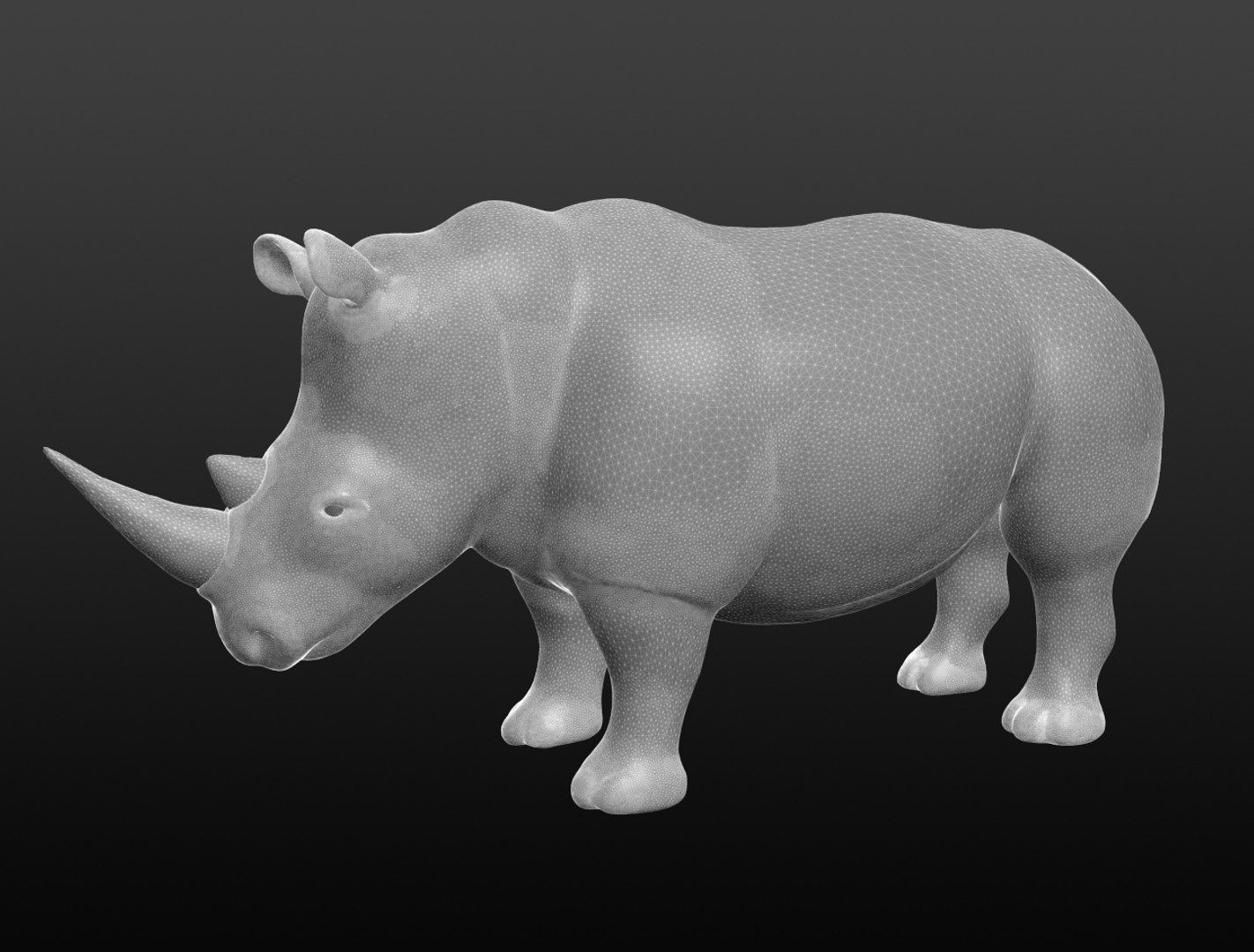 Rhinoceros base mesh model - TurboSquid 1412462