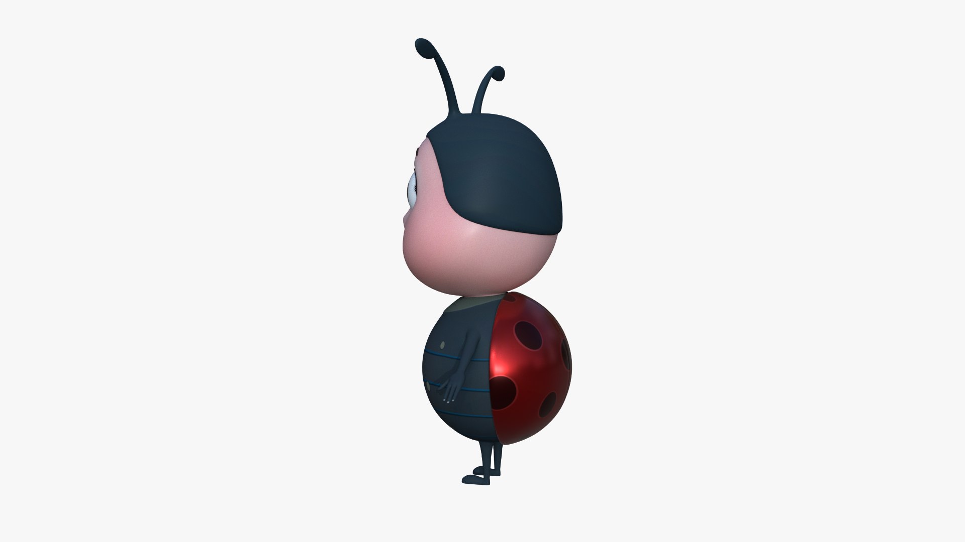 3D LadyBug - TurboSquid 2128740