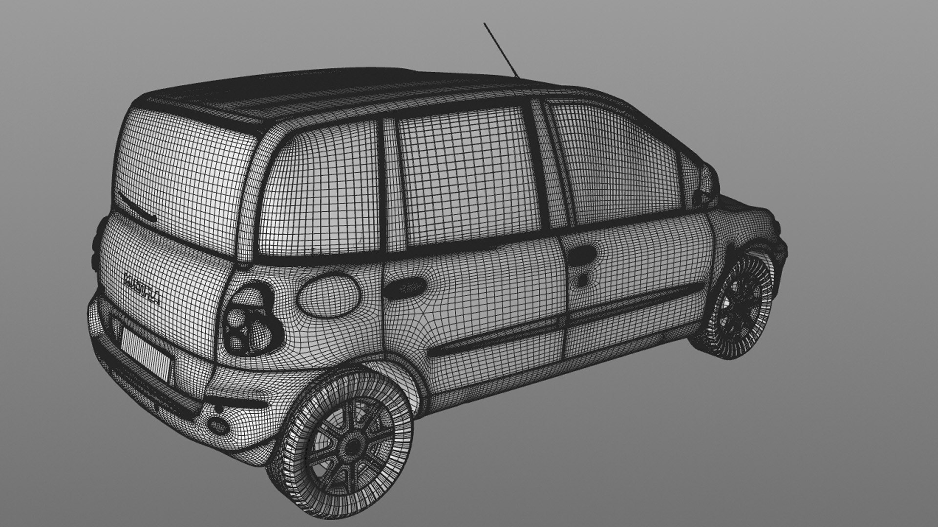 Fiat Multipla Model - TurboSquid 2326734