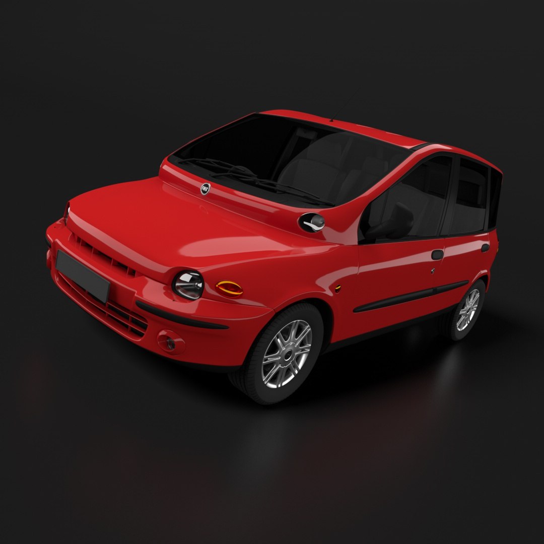 Fiat Multipla Model - TurboSquid 2326734
