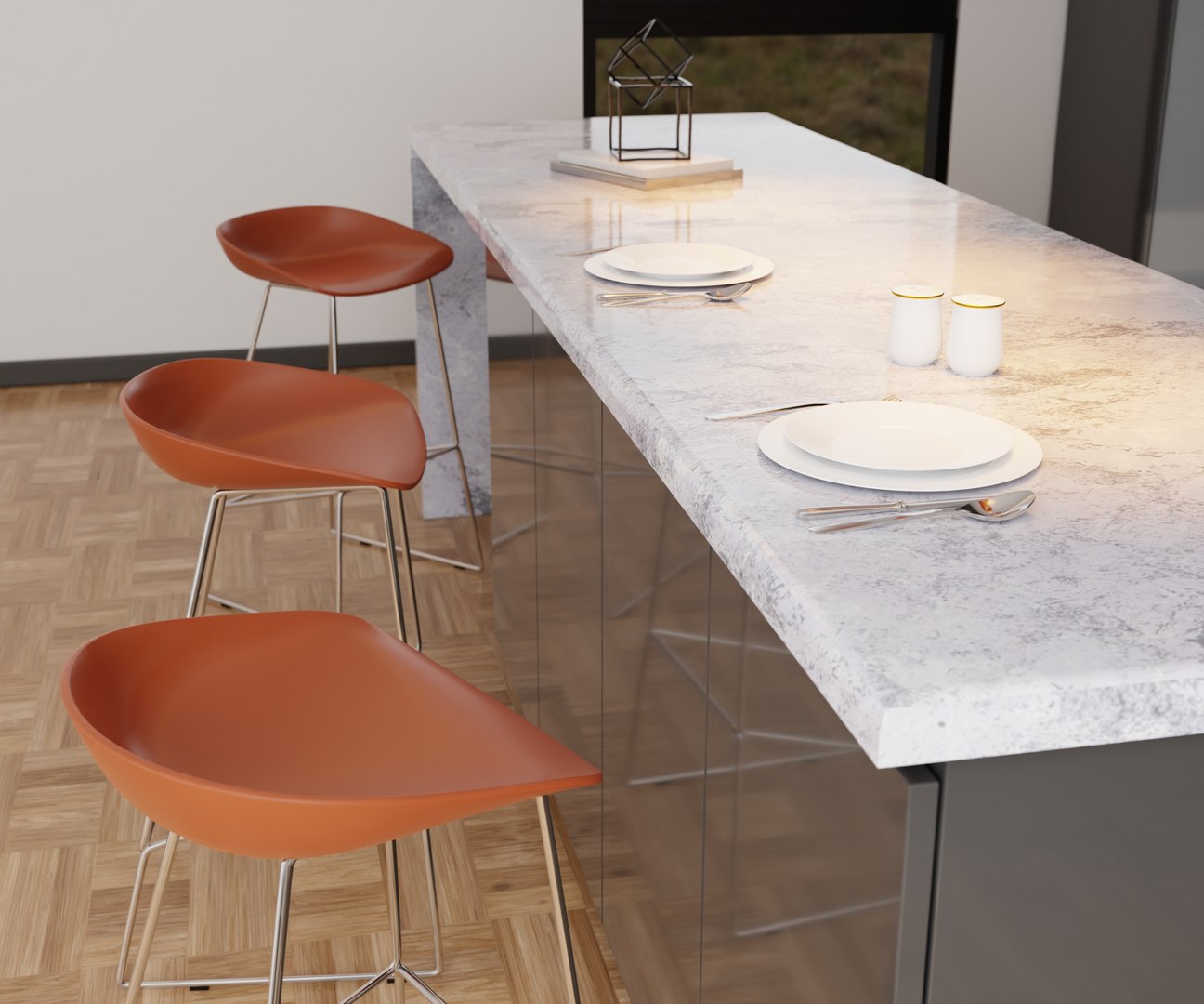 Modern Kitchen 3D model - TurboSquid 1902537