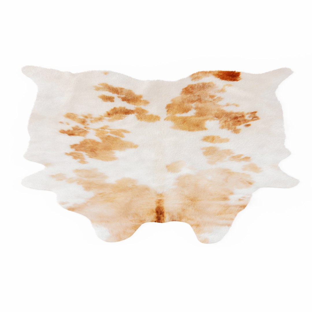 Spotted Brown White Cowhide 3D Model - TurboSquid 1552621