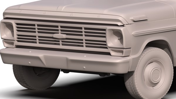 Ford F100 Ranger 1967 Modelo 3D - TurboSquid 1785129