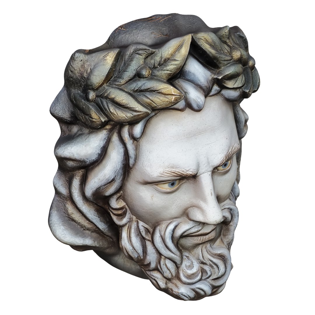 Zeus Head Wall 3D Model - TurboSquid 1669687