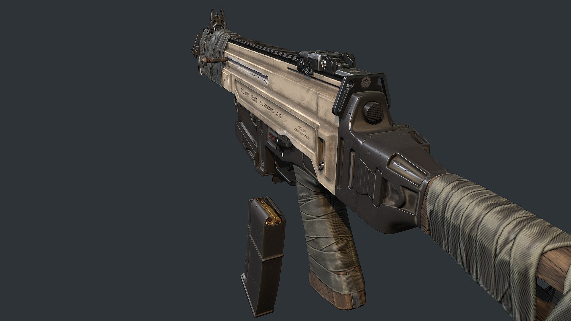 3D Model Ak12m Weapon - TurboSquid 1376255