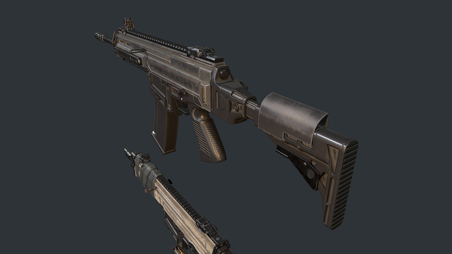 3D Model Ak12m Weapon - TurboSquid 1376255