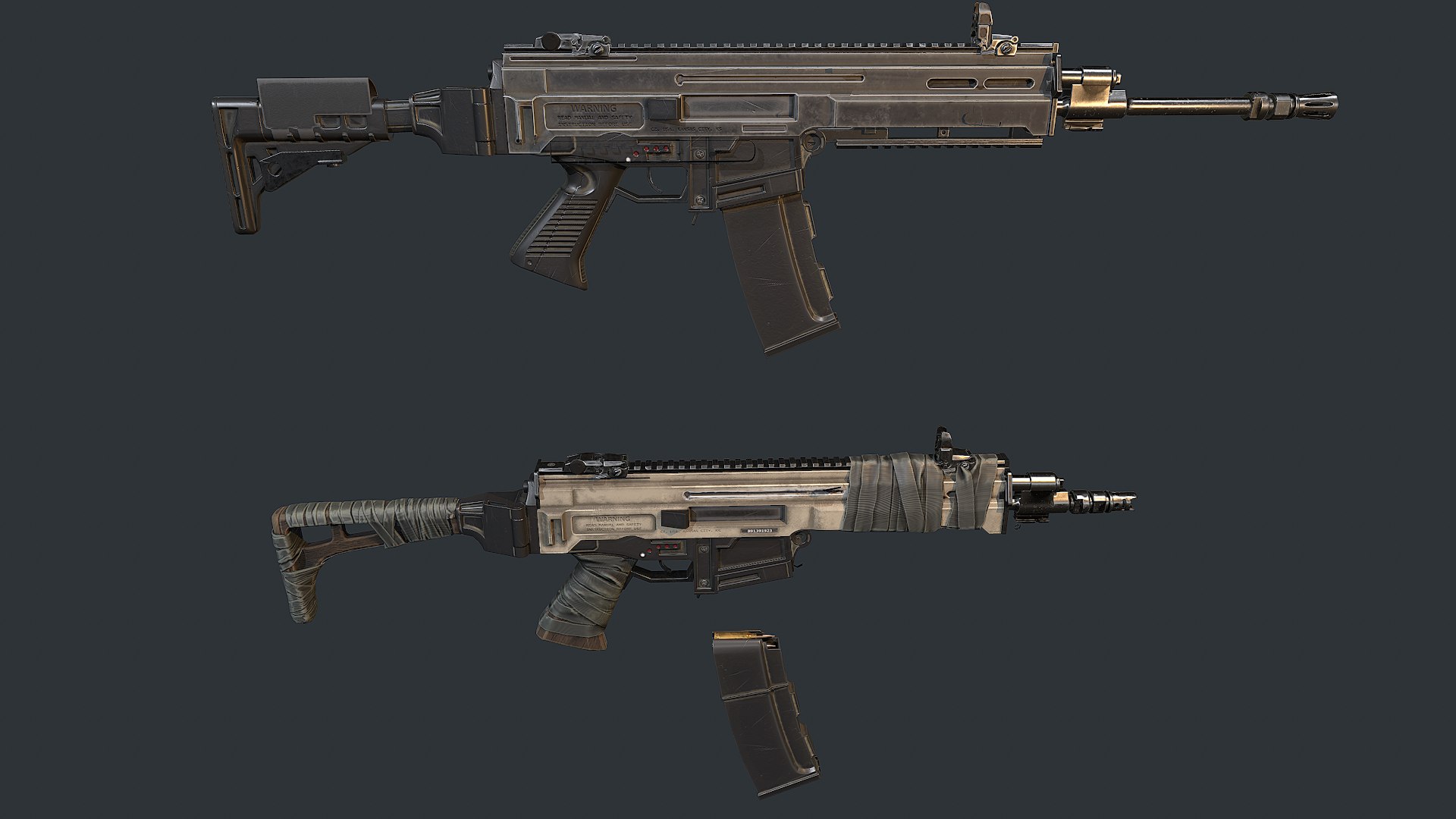 3D Model Ak12m Weapon - TurboSquid 1376255