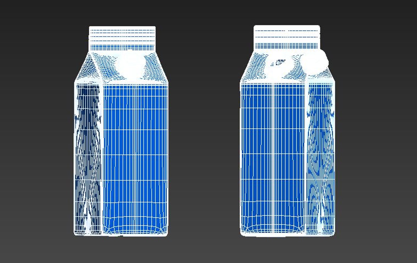 Milk Box 3D Model - TurboSquid 1905249