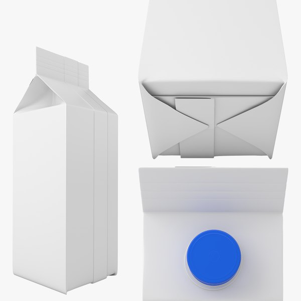 Milk Box 3D model - TurboSquid 1905249
