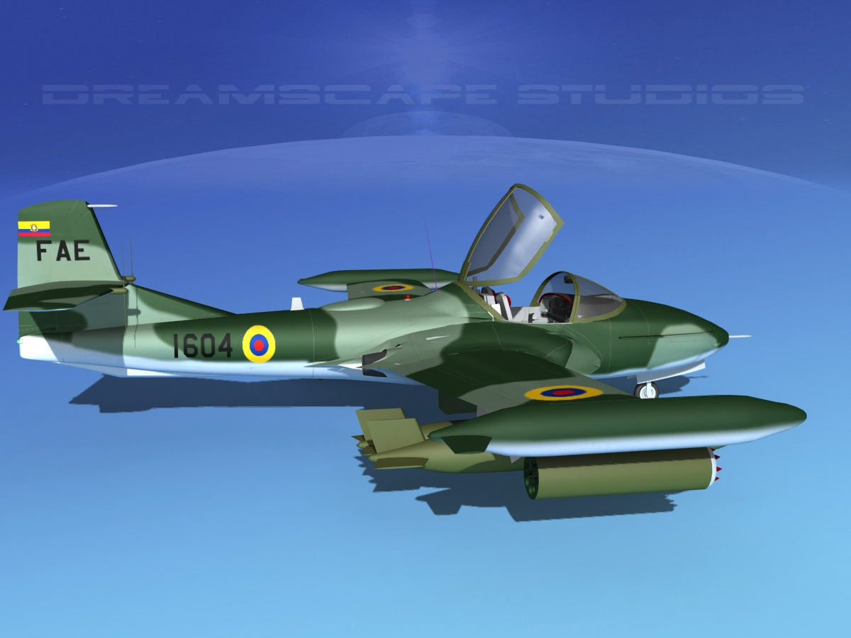 3d cessna a-37 dragonfly