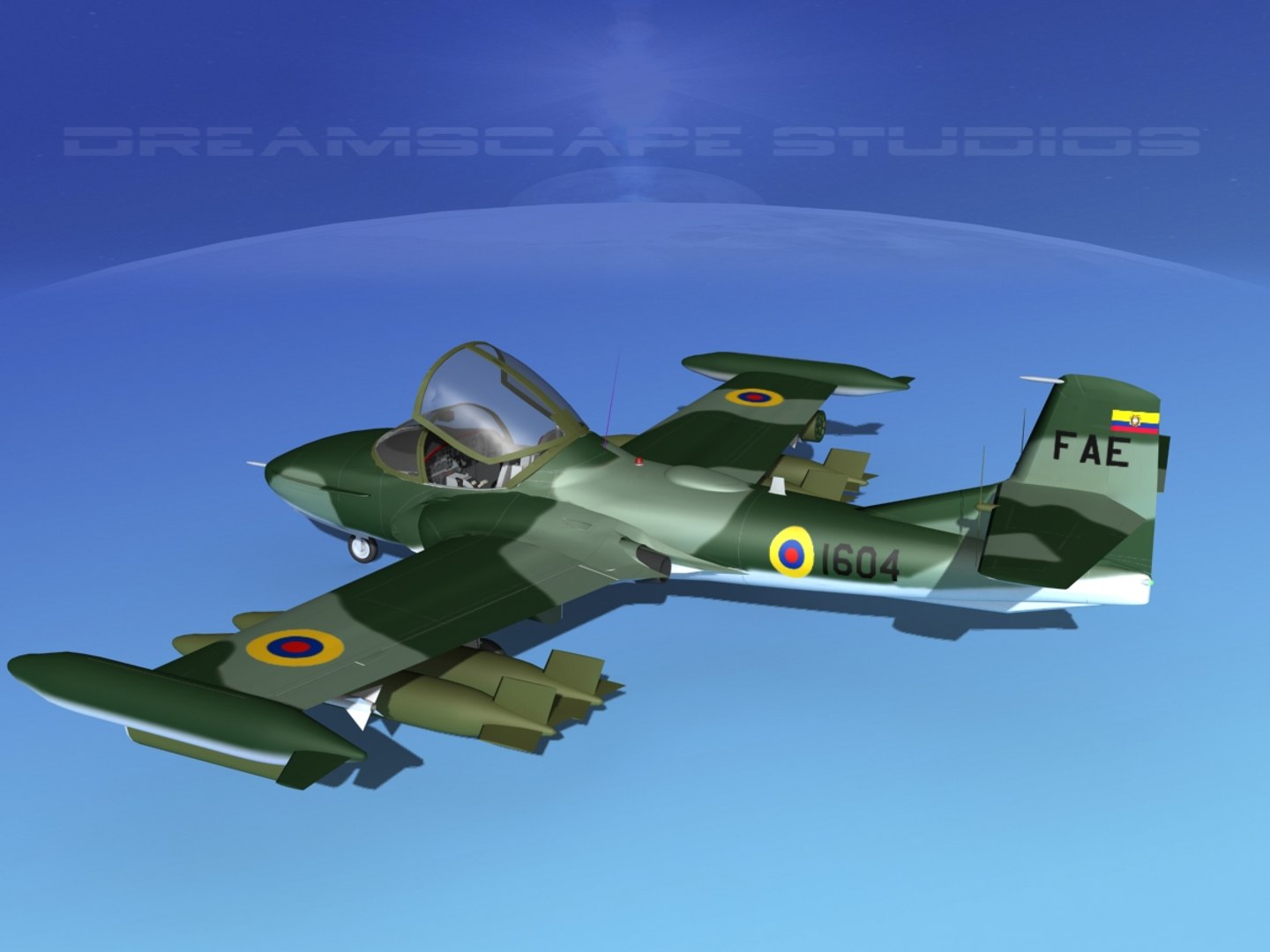 3d Cessna A-37 Dragonfly