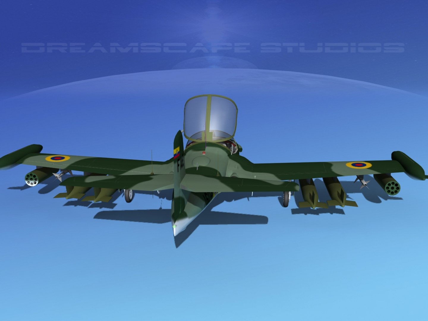 3d Cessna A-37 Dragonfly