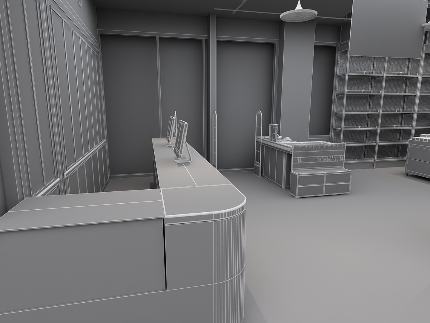 Supermarket 1 3D model - TurboSquid 2063813