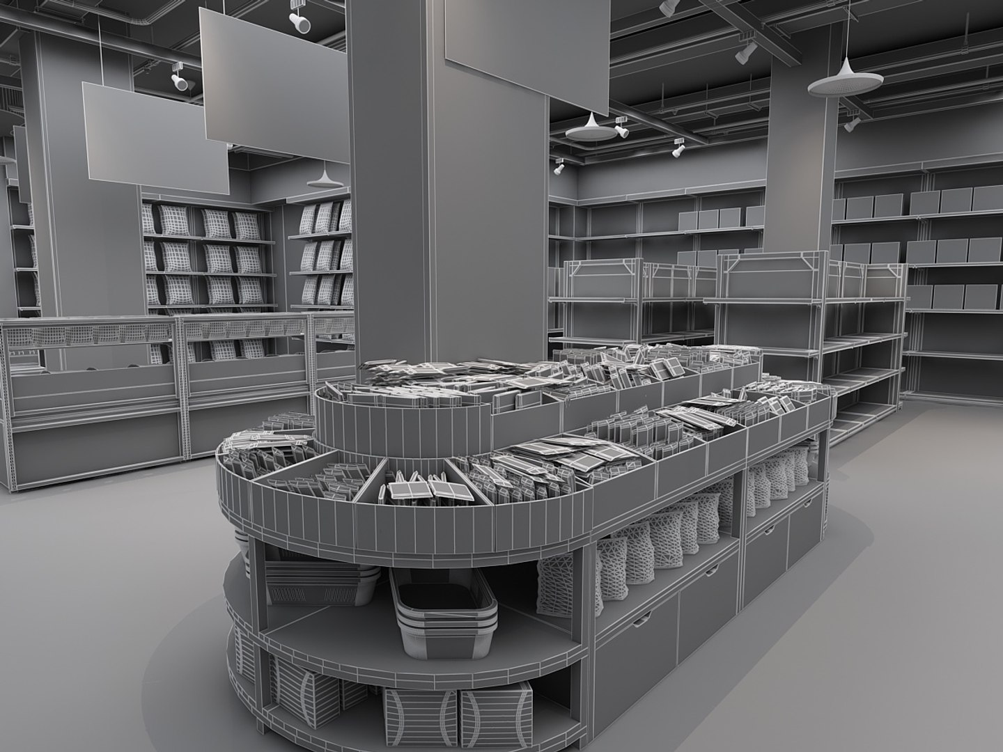 Supermarket 1 3D model - TurboSquid 2063813