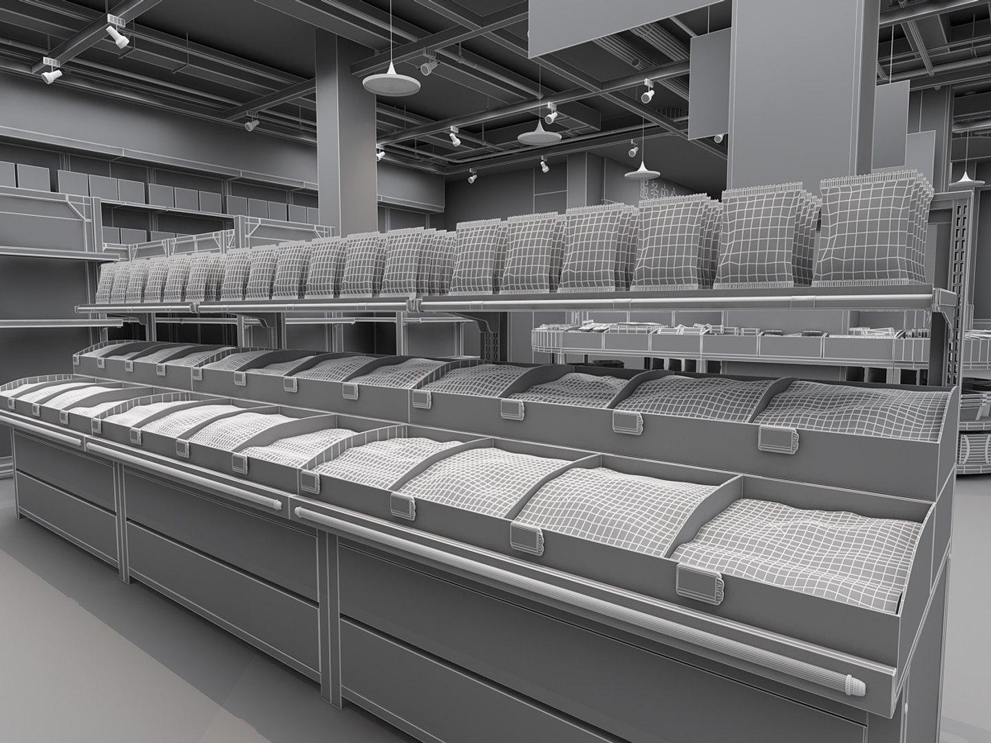 Supermarket 1 3D model - TurboSquid 2063813